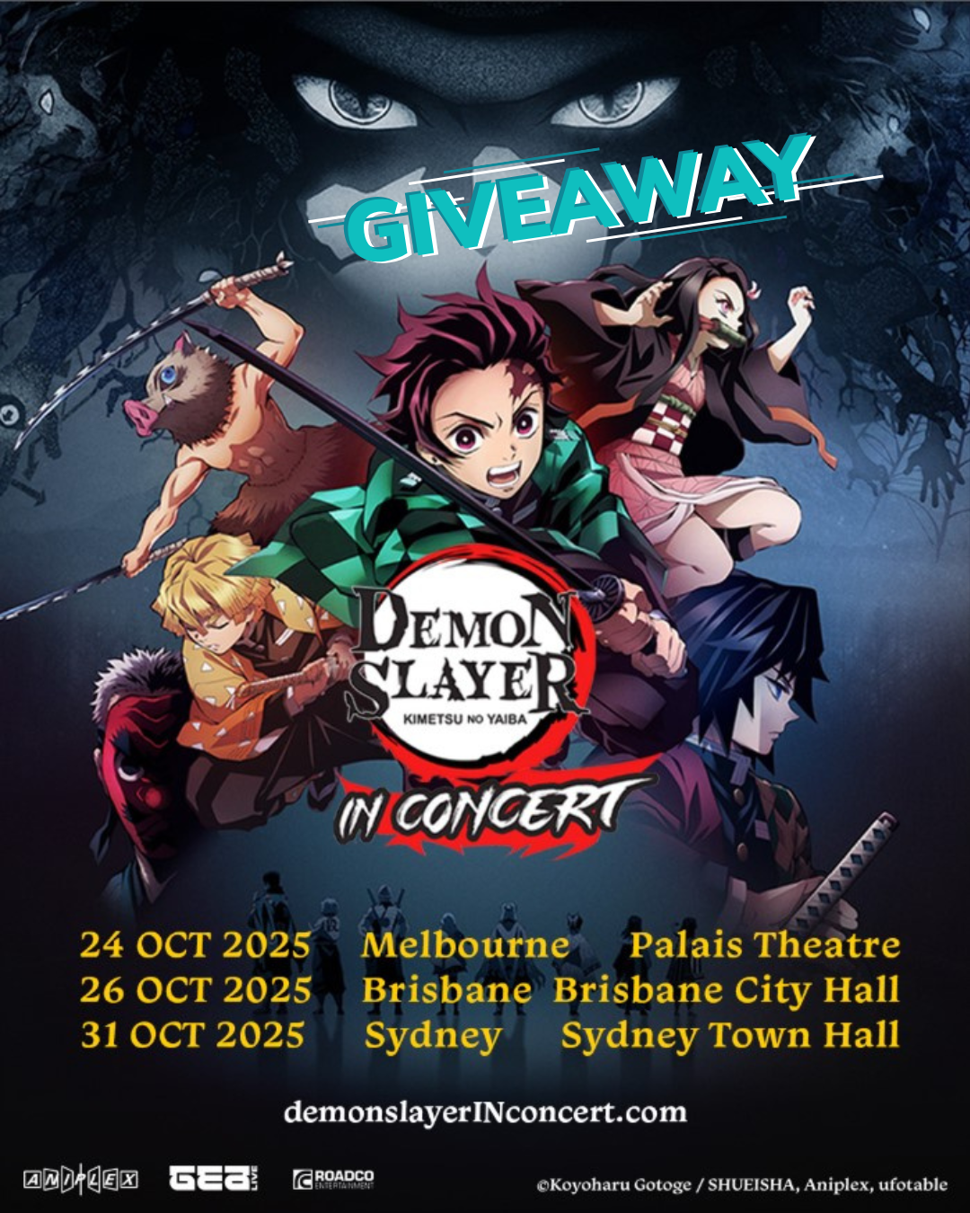 Demon Slayer: Kimetsu no Yaiba in Concert Giveaway! – MJL Anime
